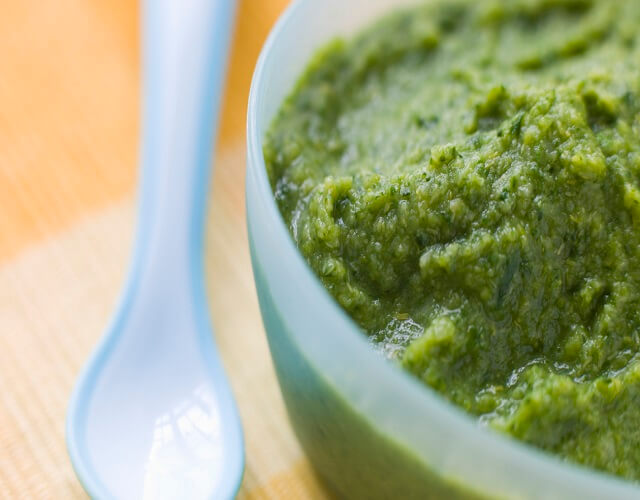 Puré de brócoli. Recetas para bebés